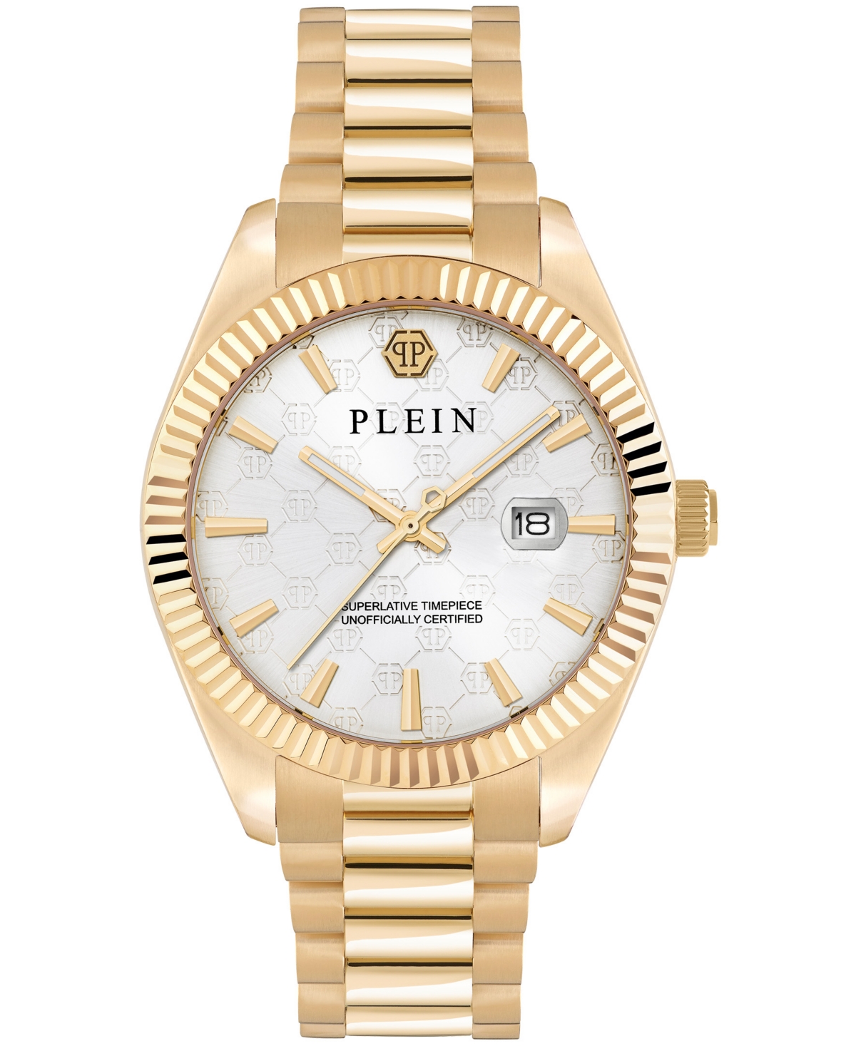 Click here for Philipp Plein Mens Ip Yellow Gold Stainless Steel... prices