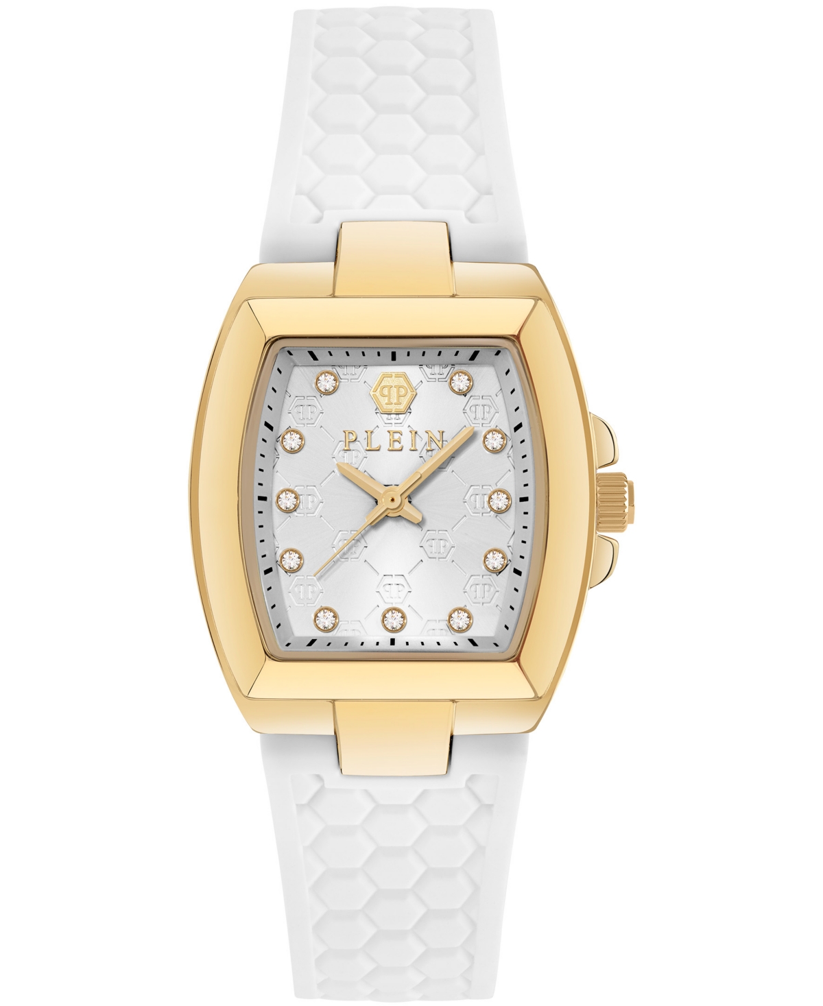 Click here for Philipp Plein Supreme Womens White Silicone Strap... prices