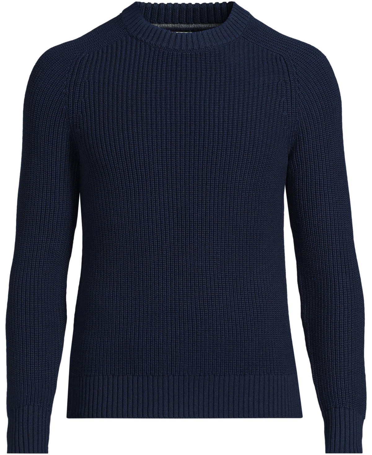 Click here for Lands End Mens Cotton Drifter Saddle Crewneck Shak... prices
