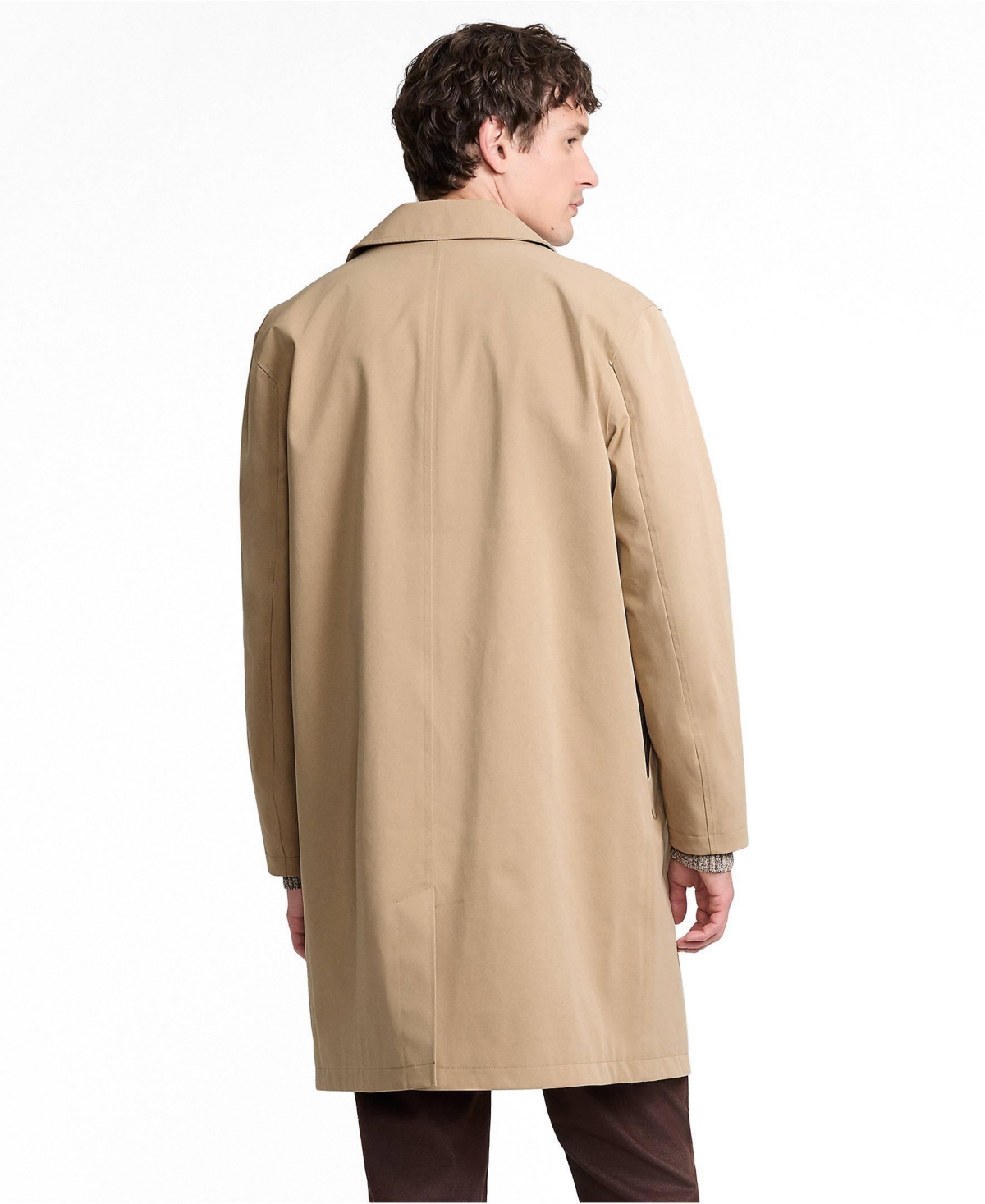 Click here for Lands End Mens Squall Mac Raincoat - Desert tan prices