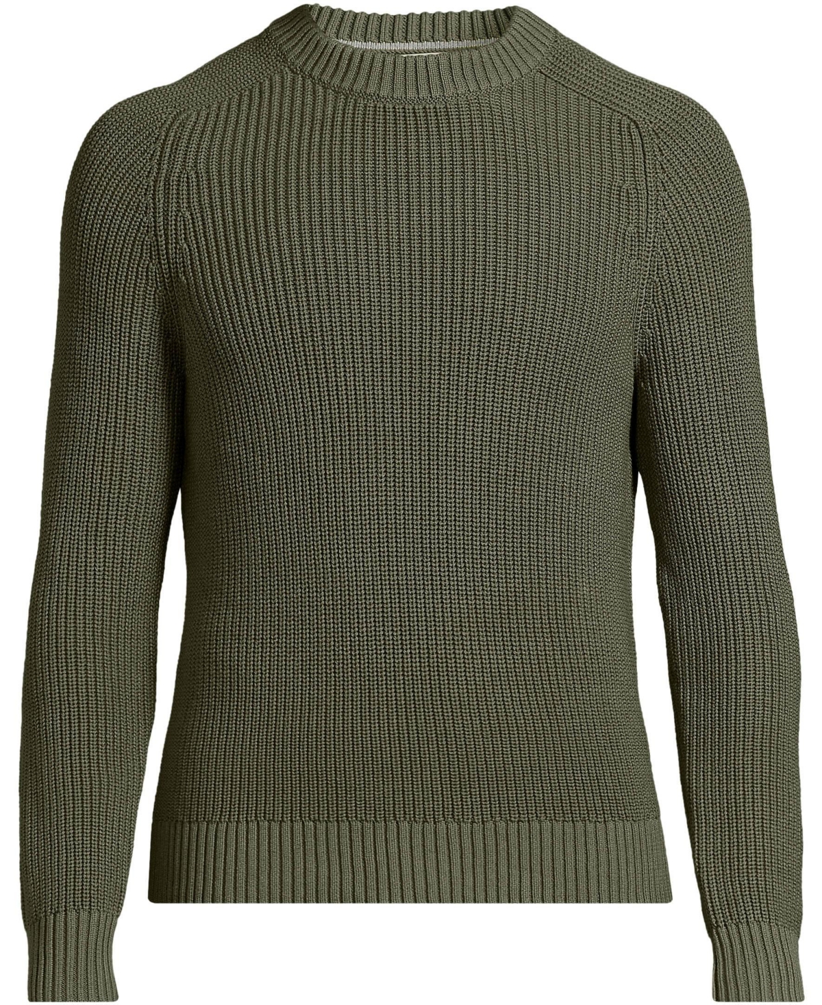 Click here for Lands End Mens Cotton Drifter Saddle Crewneck Shak... prices