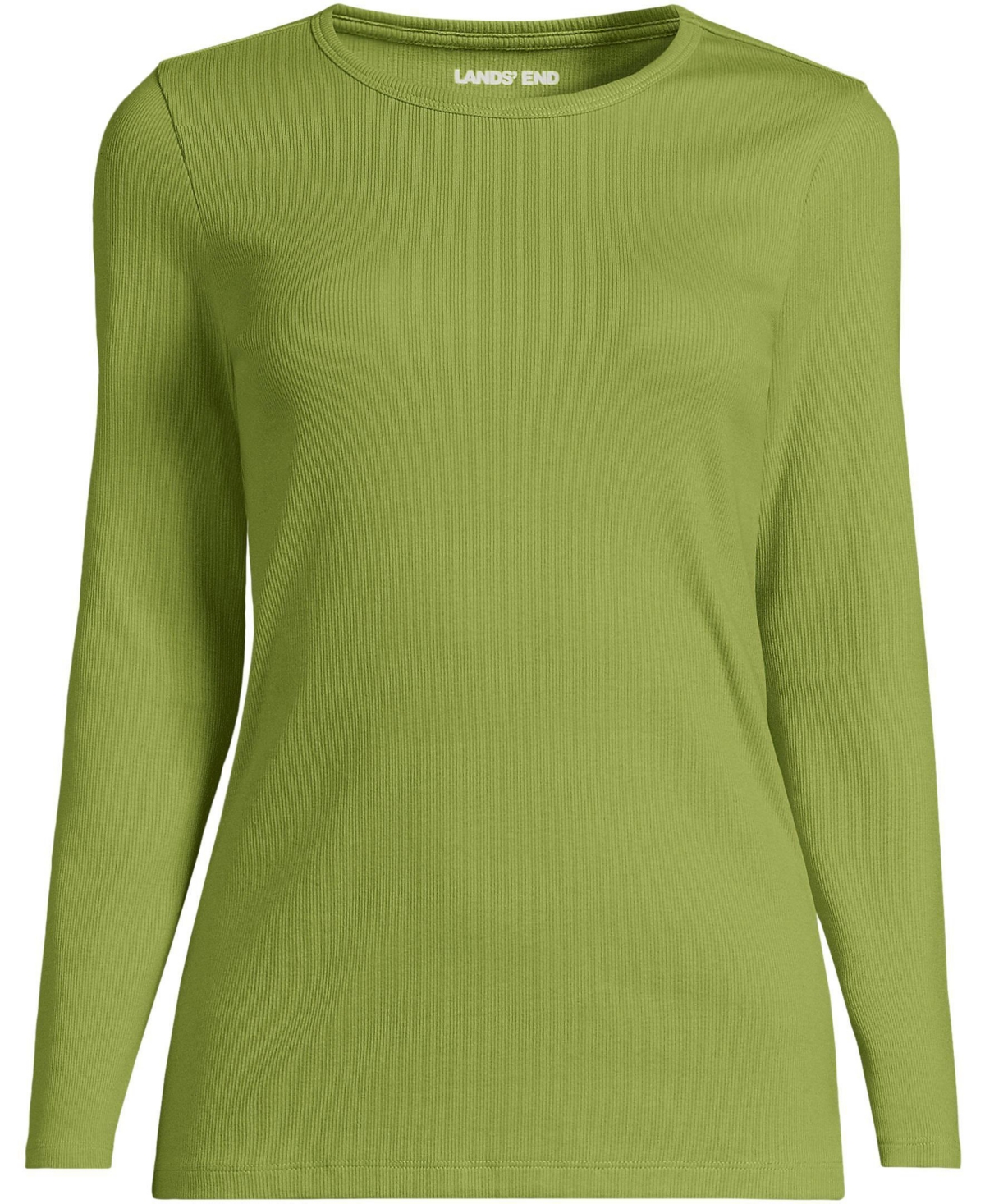 Click here for Lands End Womens Petite Long Sleeve Micro Rib T-Sh... prices