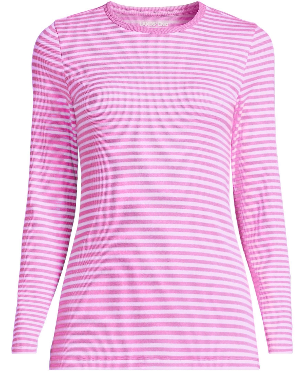 Click here for Lands End Womens Petite Long Sleeve Micro Rib T-Sh... prices