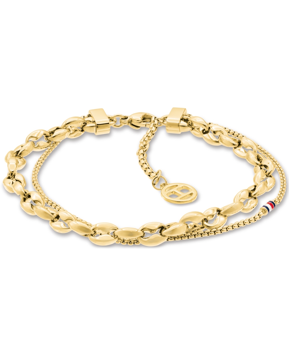Click here for Tommy Hilfiger Womens Layering Sets Gold-Tone Stai... prices