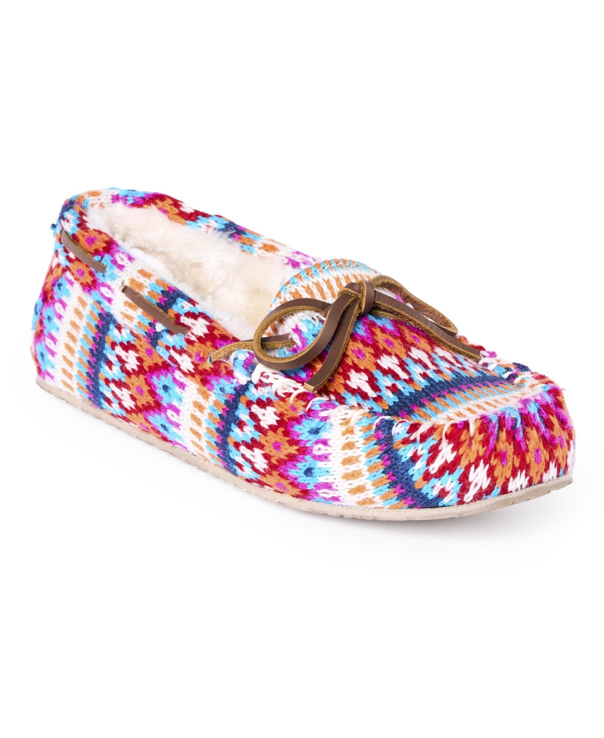 Click here for Minnetonka Womens Comfy Moc Slipper - Fun fairisle prices