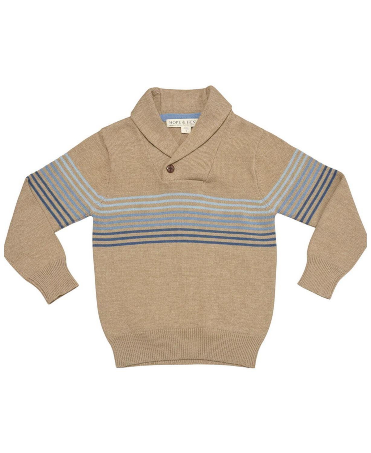 Click here for Hope & Henry Little Boys (5-7) Organic Shawl Colla... prices