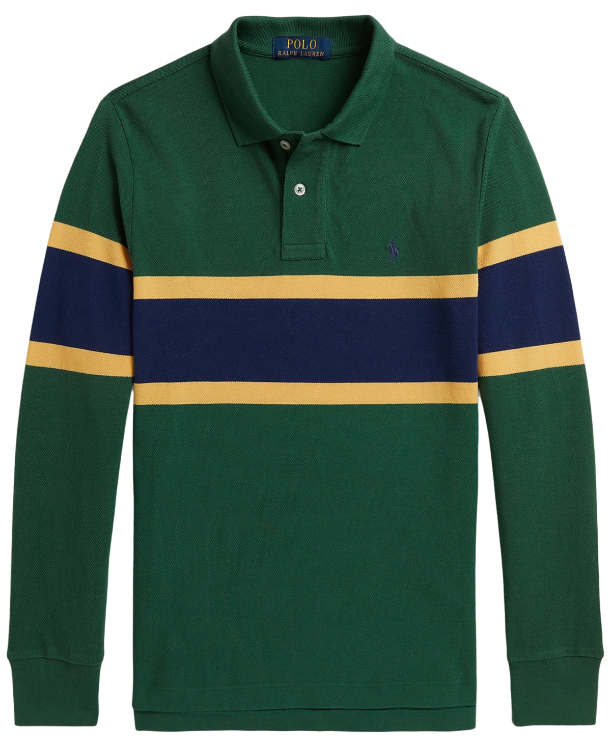 Click here for Polo Ralph Lauren Boys 8-20 Striped Cotton Mesh Po... prices