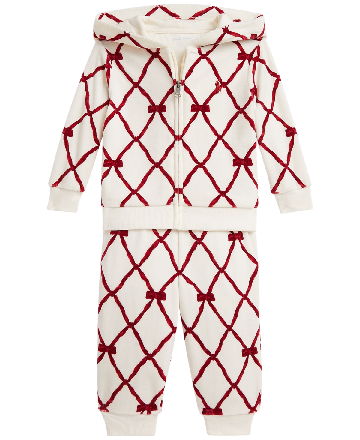 Click here for Ralph Lauren Baby Girls Velour Hoodie and Jogger P... prices
