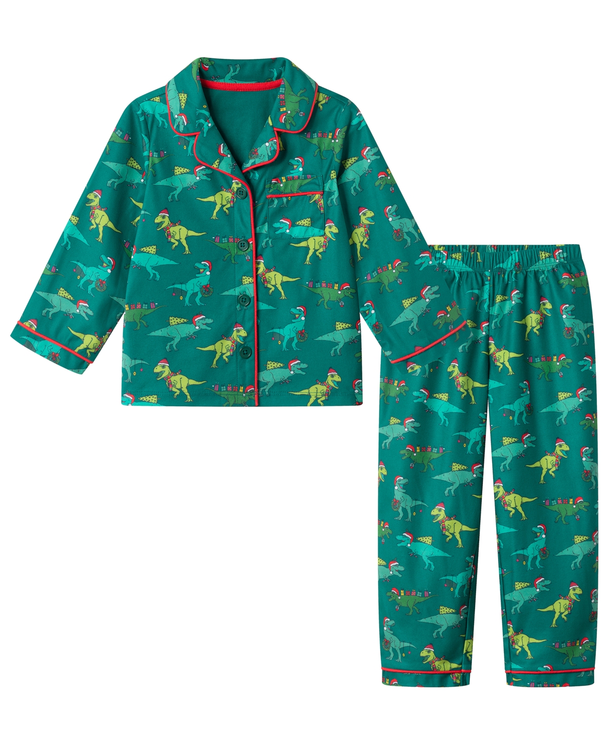 Click here for Andy & Evan Toddler Boys 2T-4T Holiday Trucks Prin... prices