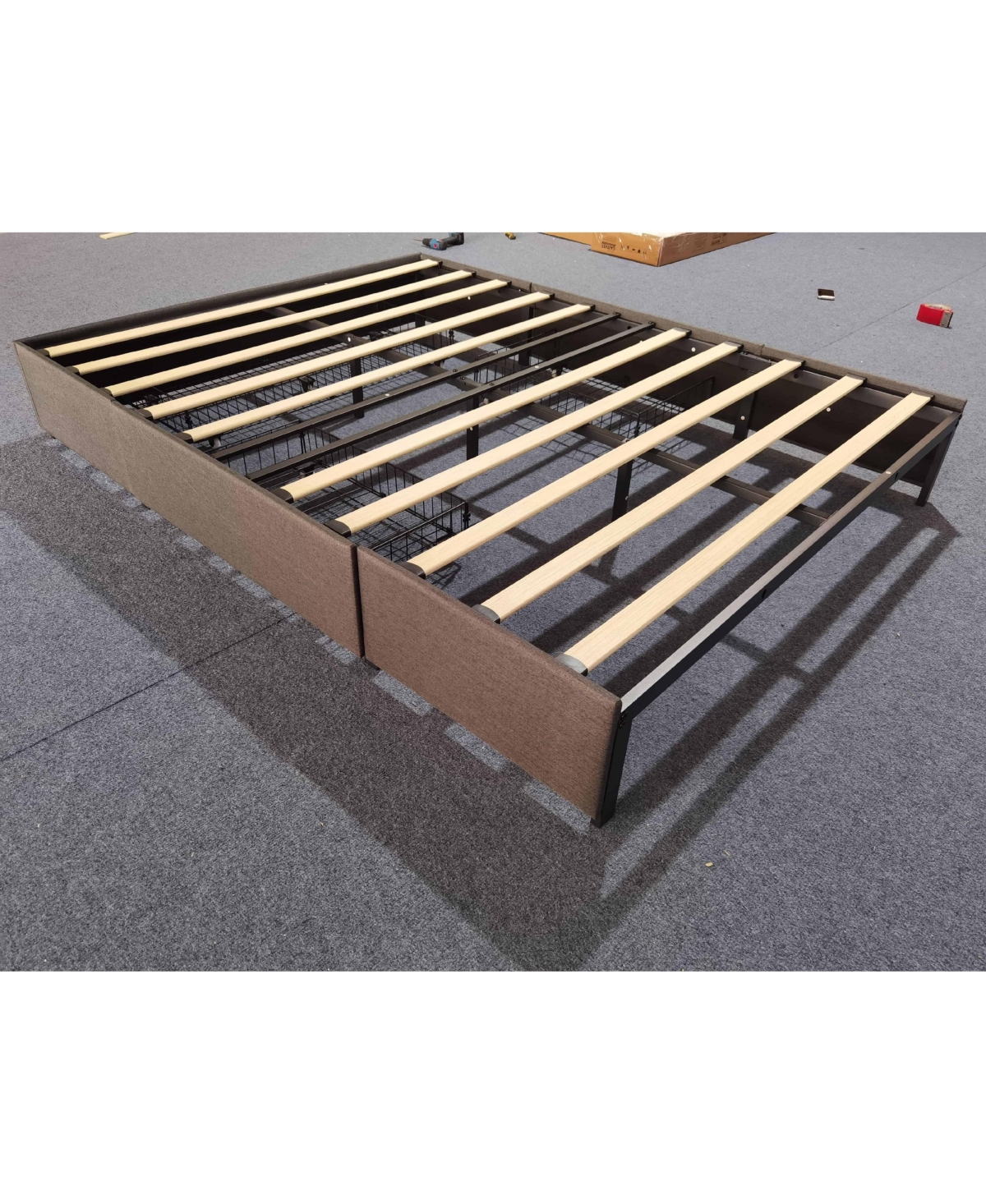 Click here for Gaomon Upholstered Metal Platform Bed Frame with U... prices