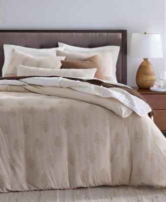 Click here for Oake Woven Floral Block Comforter Set Collection M... prices