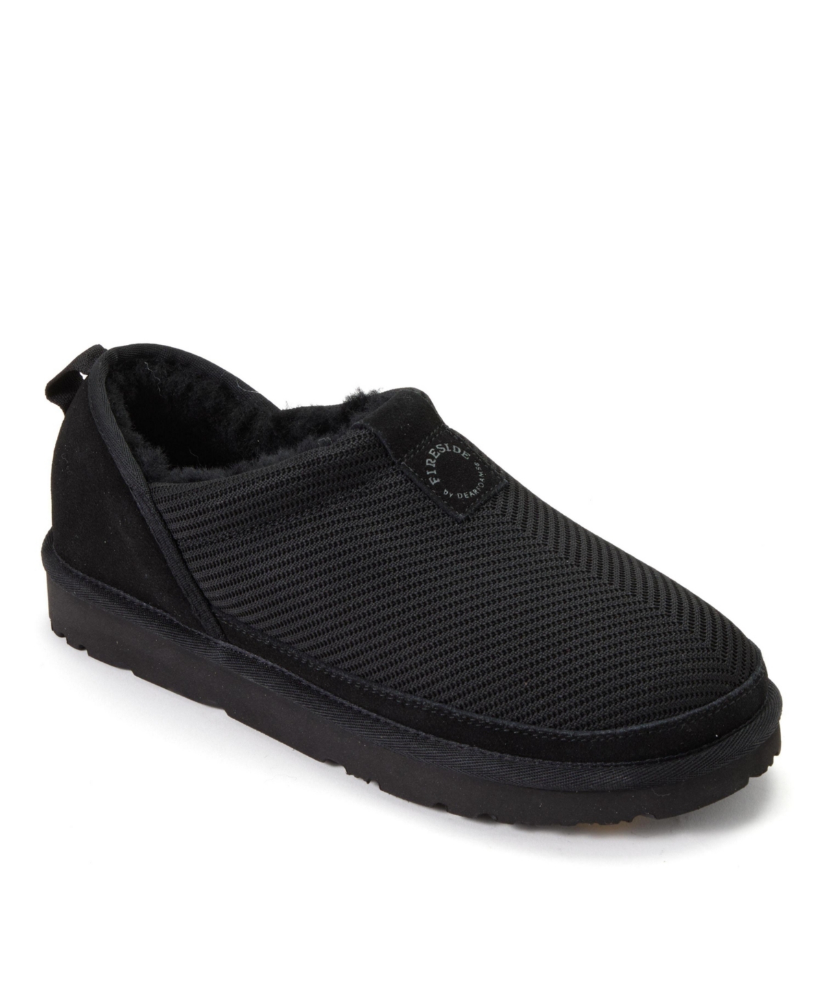 Click here for Dearfoams Womens Fireside by Sport Knit And Suede... prices