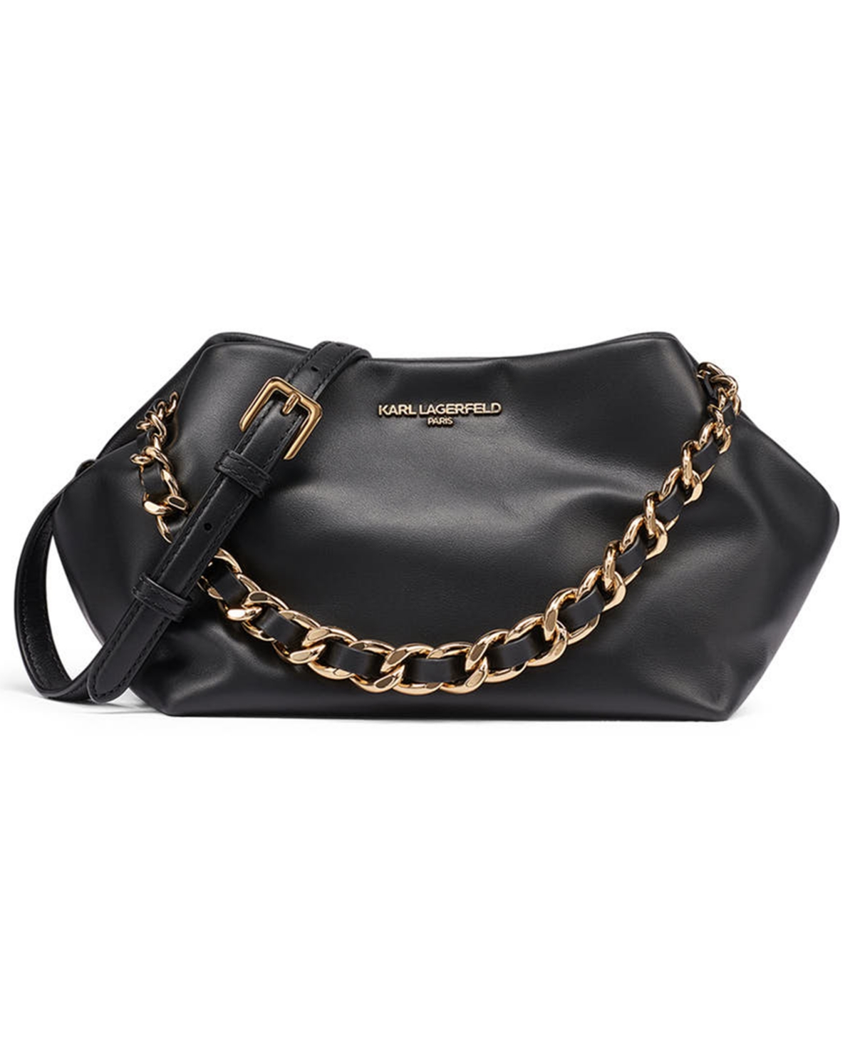 Click here for Karl Lagerfeld Paris Giovanna Medium Leather Clutc... prices