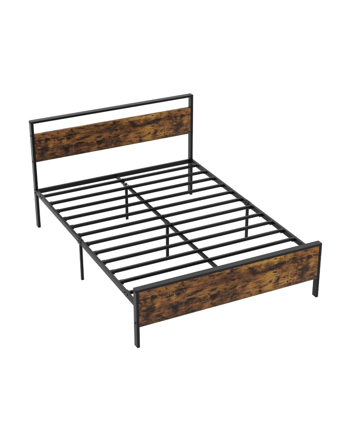 Click here for Slickblue Metal Platform Bed Frame with Wooden Hea... prices