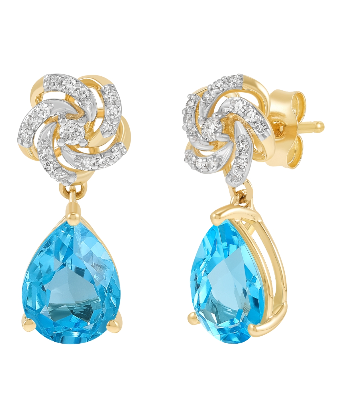 Click here for Macys Swiss Blue Topaz (2-3/8 ct. t.w.) & Diamond... prices