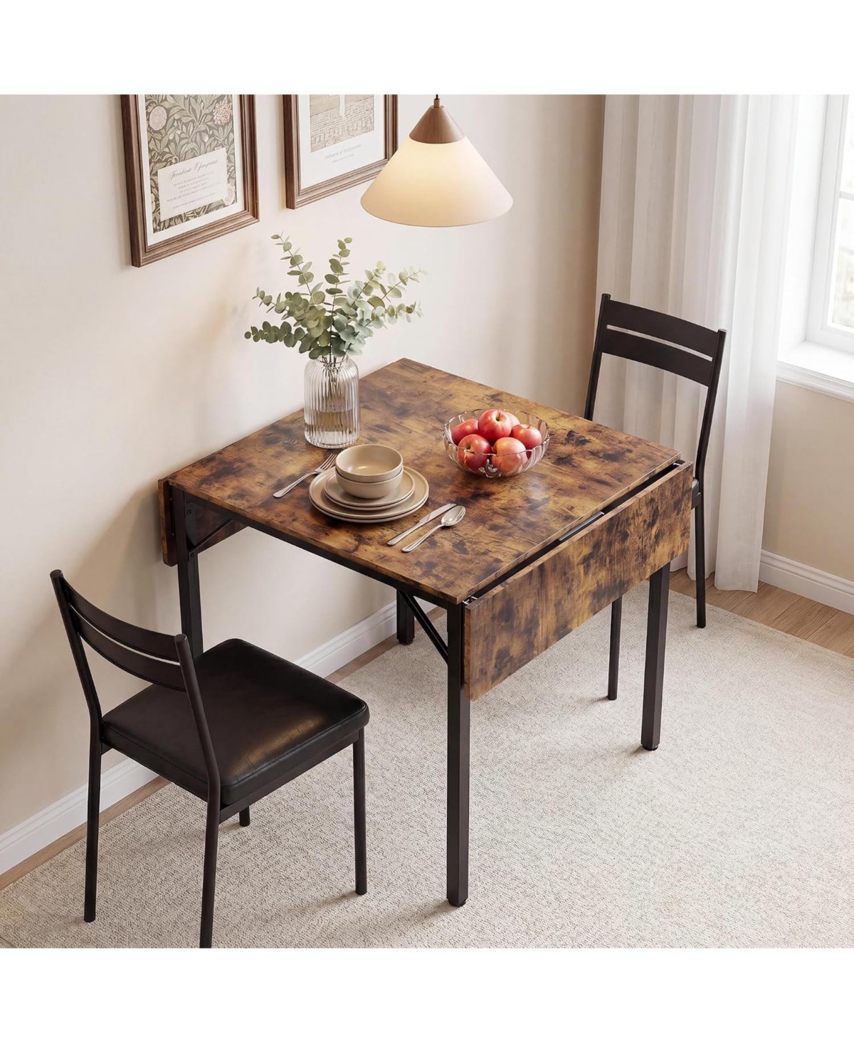 Click here for Folding Dining Table - Kitchen Table with Drop Lea... prices
