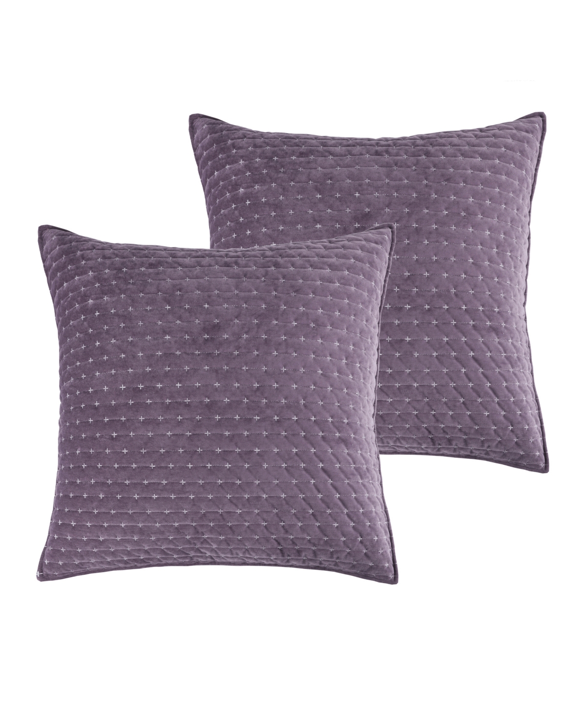 Click here for Levtex Velvet Stitch 2-Pc. Sham Set  European - Pl... prices