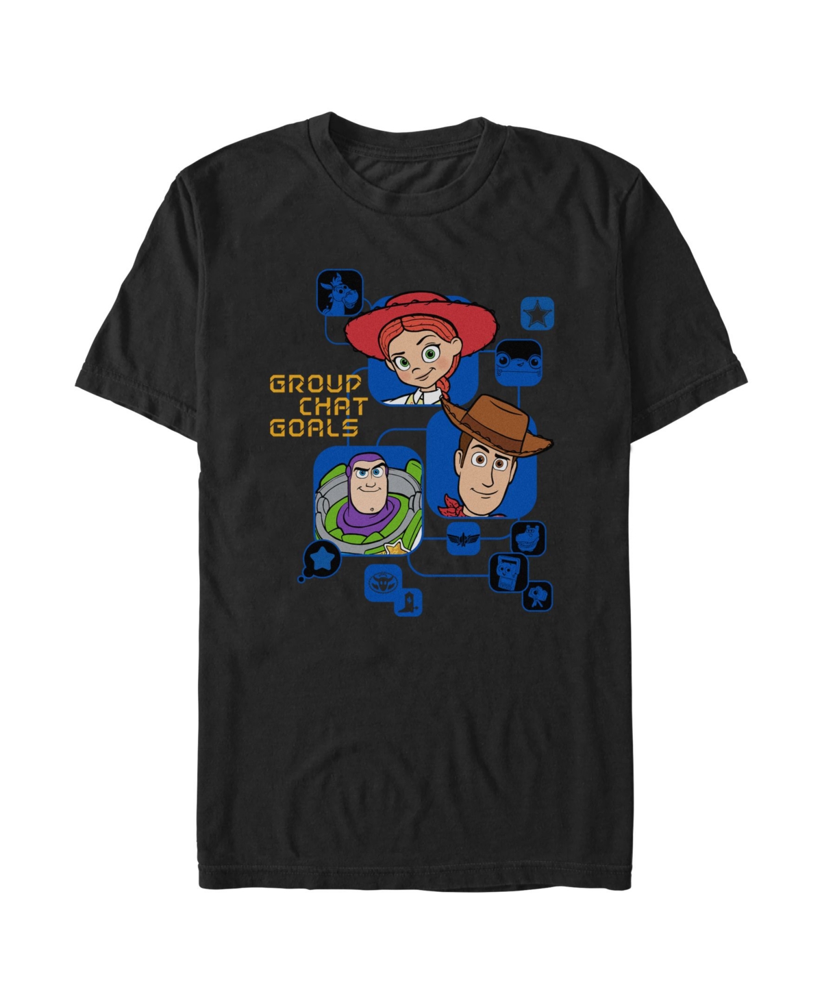 Click here for Fifth Sun Mens Group Chat Goals Crewneck T-Shirt -... prices