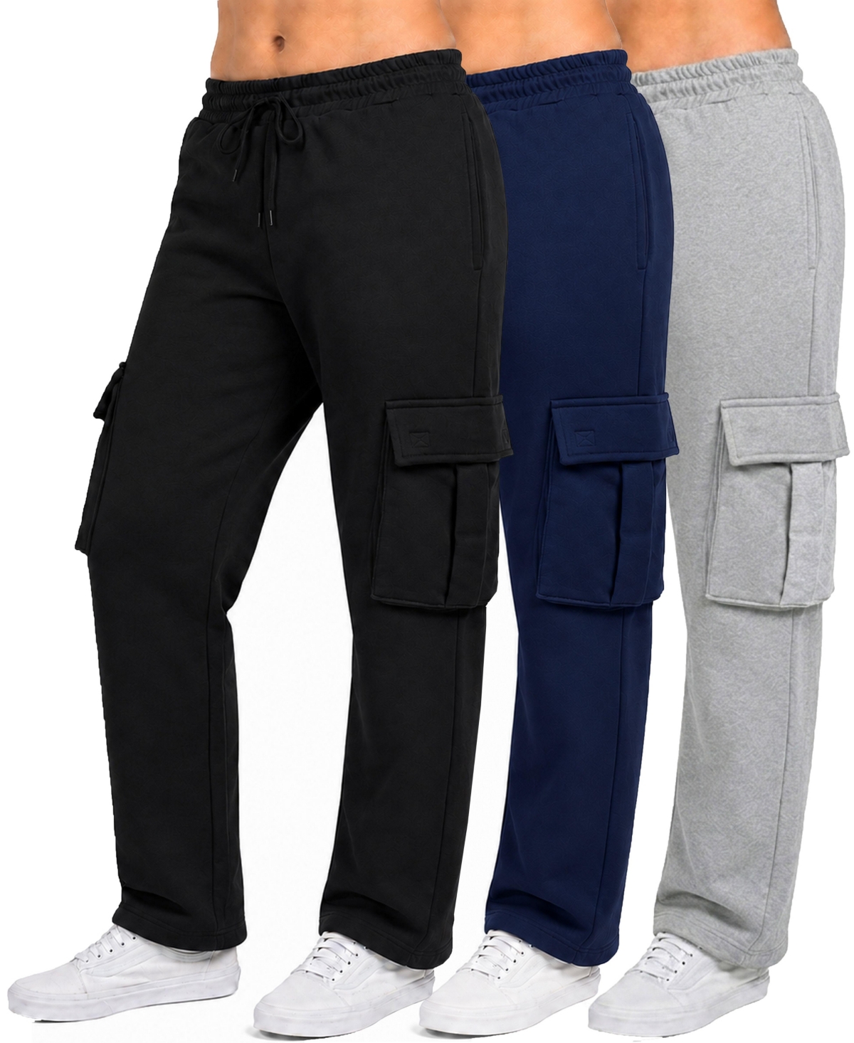 Click here for Blue Ice Womens Loose-Fit Cargo Fleece-Lined Jogge... prices