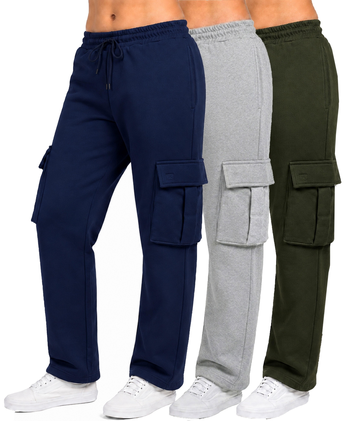 Click here for Blue Ice Womens Loose-Fit Cargo Fleece-Lined Jogge... prices