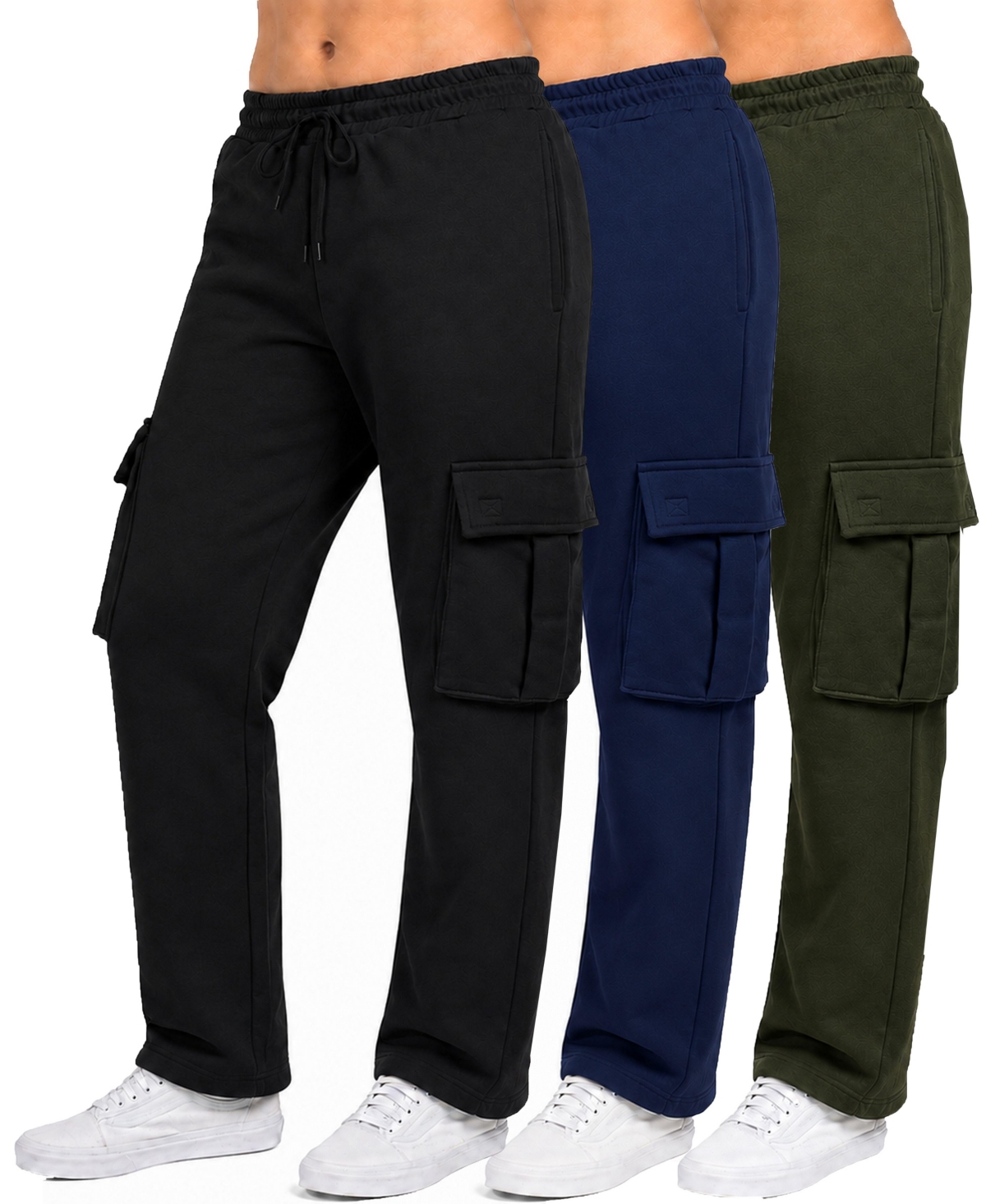 Click here for Blue Ice Womens Loose-Fit Cargo Fleece-Lined Jogge... prices