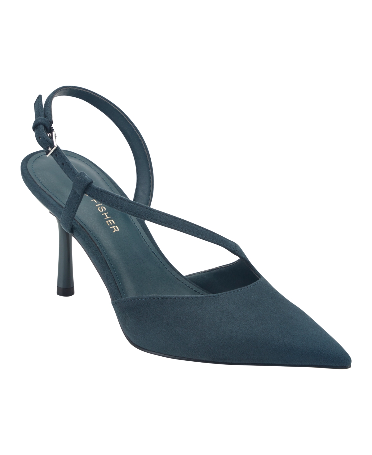 Click here for Marc Fisher Womens Rhena Asymmetric Strap Slingbac... prices