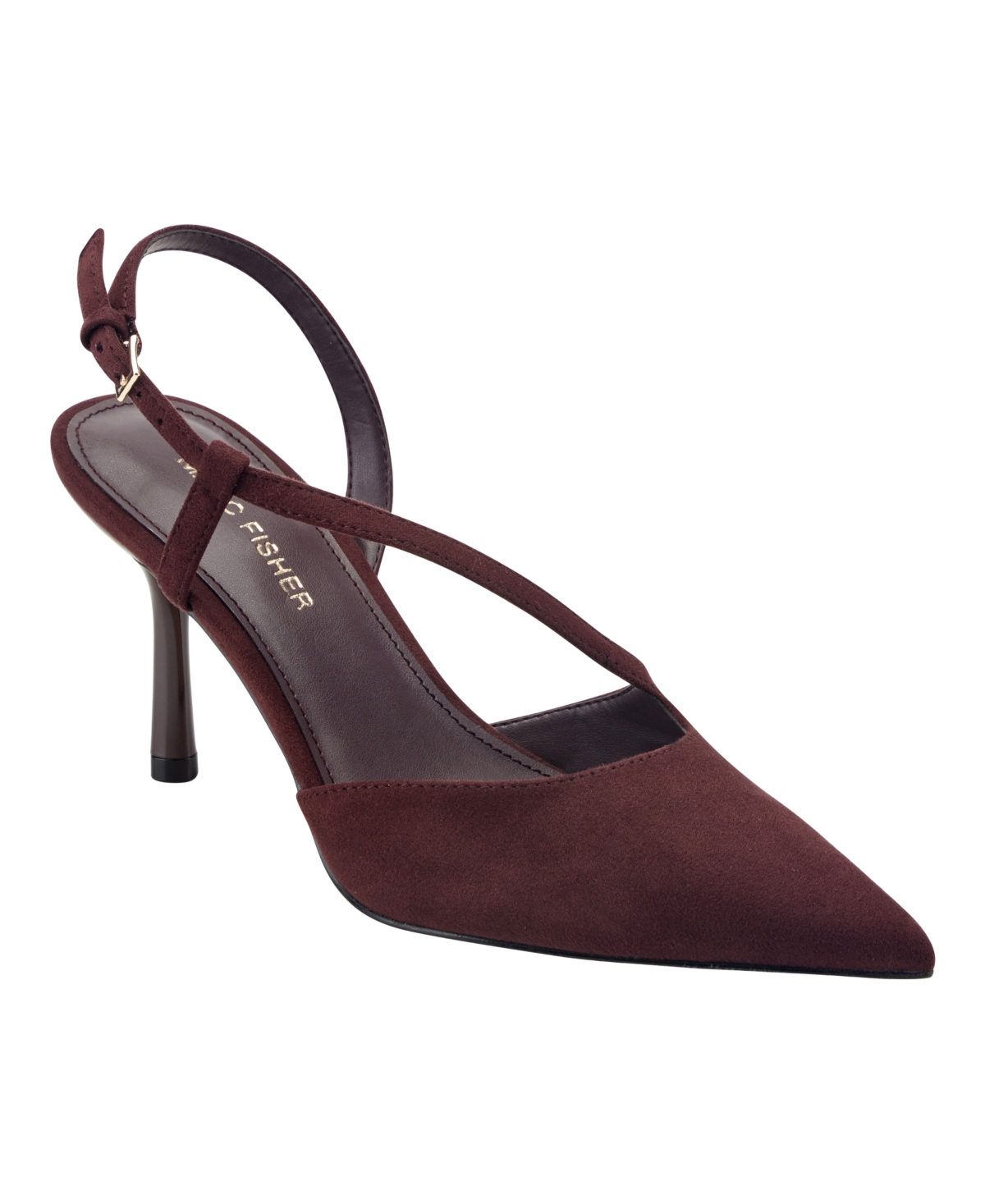 Click here for Marc Fisher Womens Rhena Asymmetric Strap Slingbac... prices