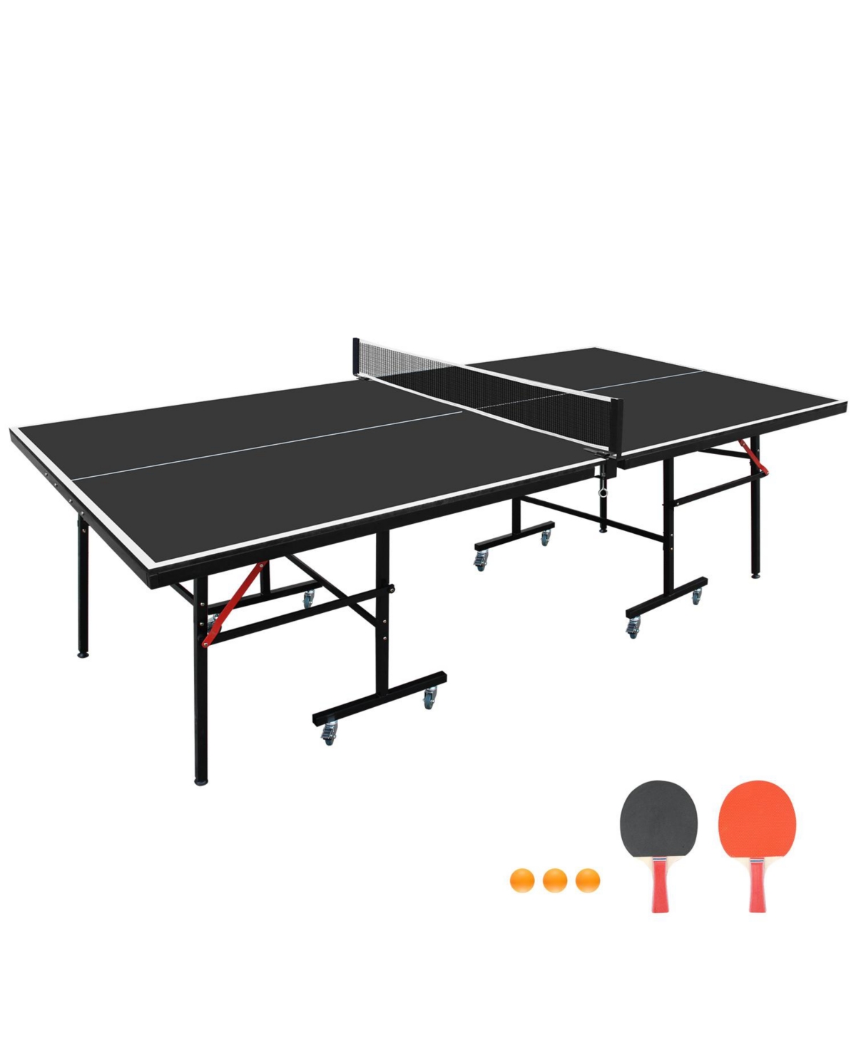 Click here for Clihome 8Feet Mid-Size Table Tennis Table Foldable... prices