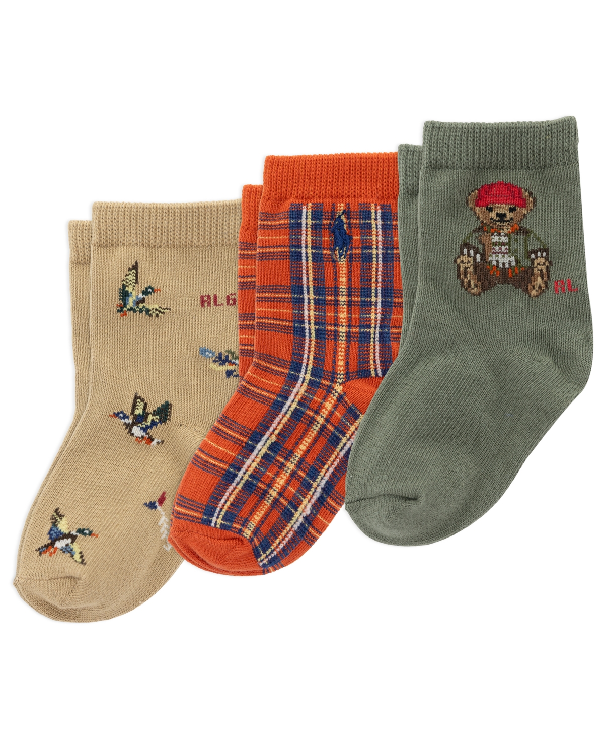 Click here for Polo Ralph Lauren Baby Boys Outdoor Bear Plaid Cre... prices