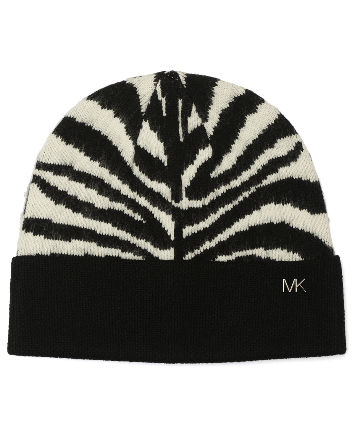Click here for Michael Michael Kors Zebra Spine Cuff Beanie Hat -... prices