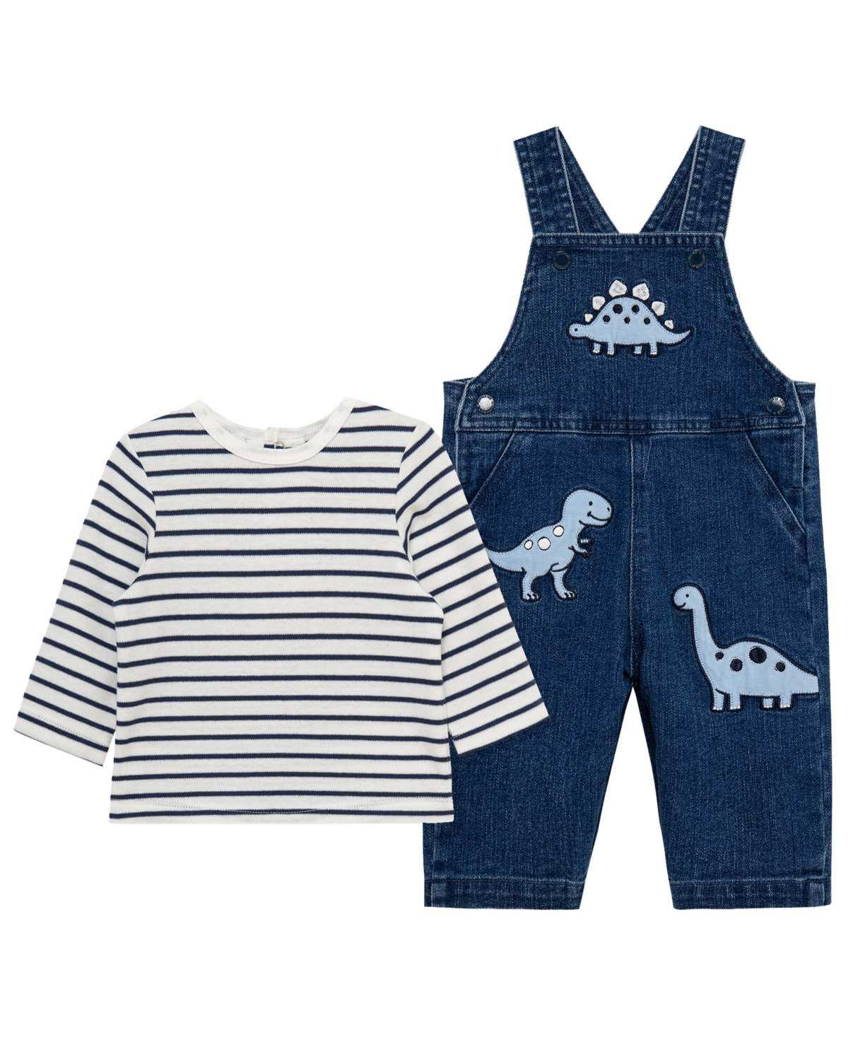 Click here for Little Me Baby Boys Crewneck T-Shirt and Dino Over... prices