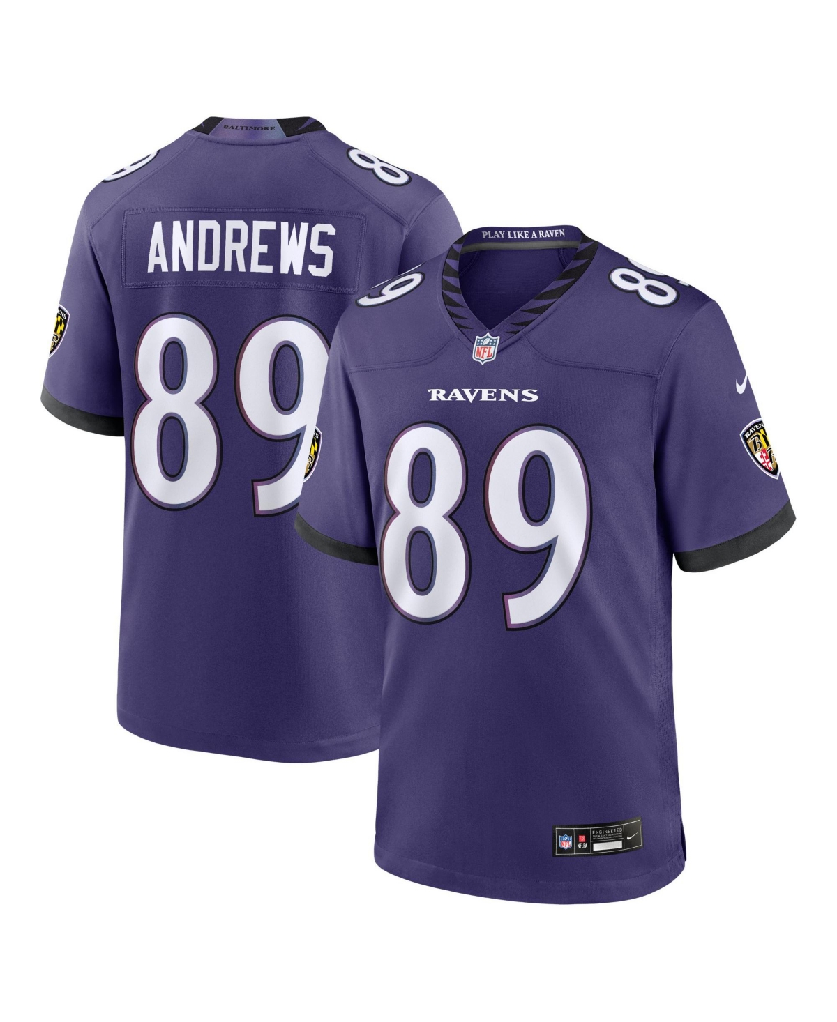 Click here for Nike Mens Mark Andrews Purple Baltimore Ravens Tea... prices
