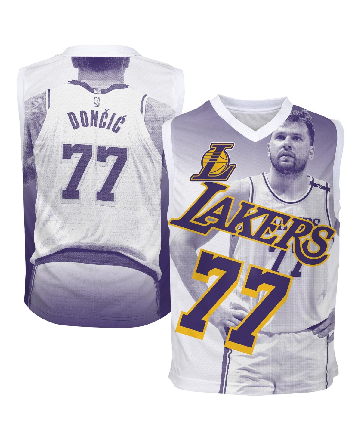 Click here for Outerstuff Big Boys and Girls Luka Doncic Purple L... prices