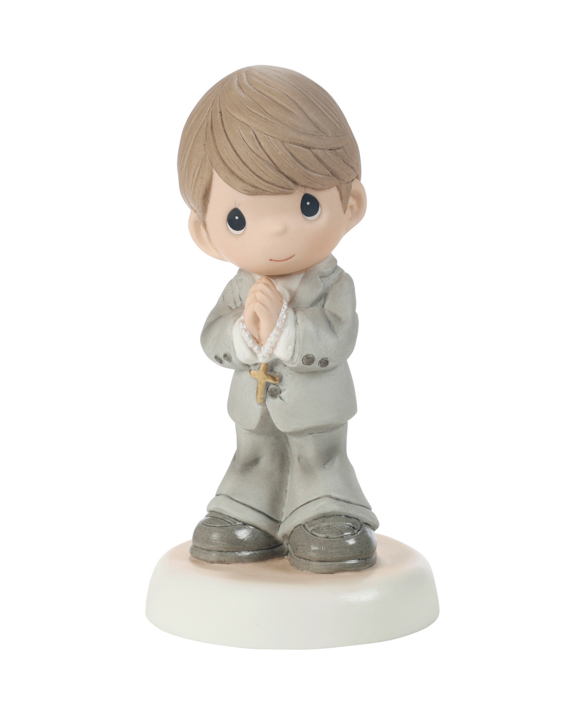 Click here for Precious Moments Communion Brunette Boy Fig - Mult... prices