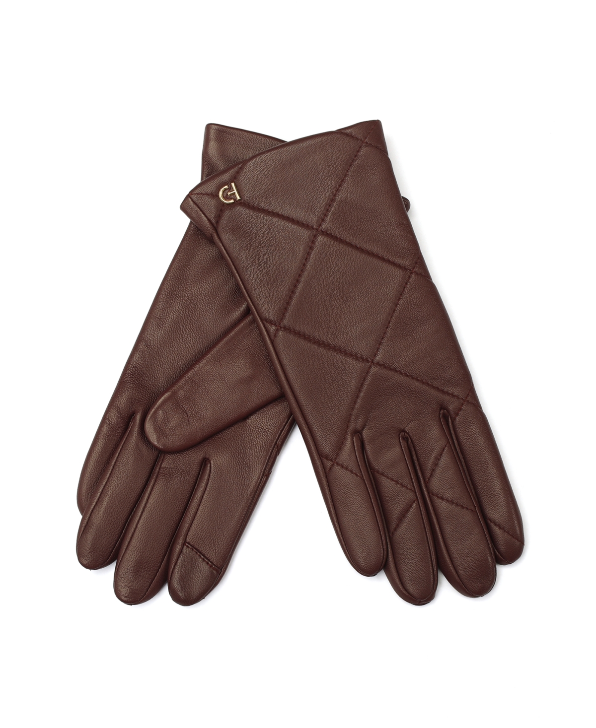 Click here for Cole Haan Womens Quilted Leather Gloves - Pinot prices