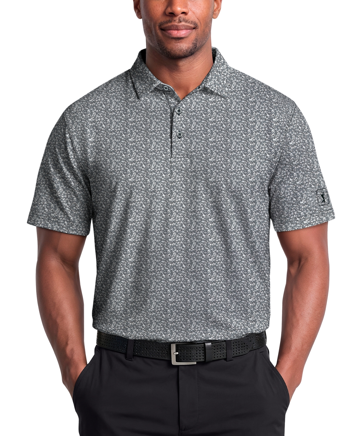 Click here for Pga Tour Mens Classic Floral Confetti Print Golf P... prices