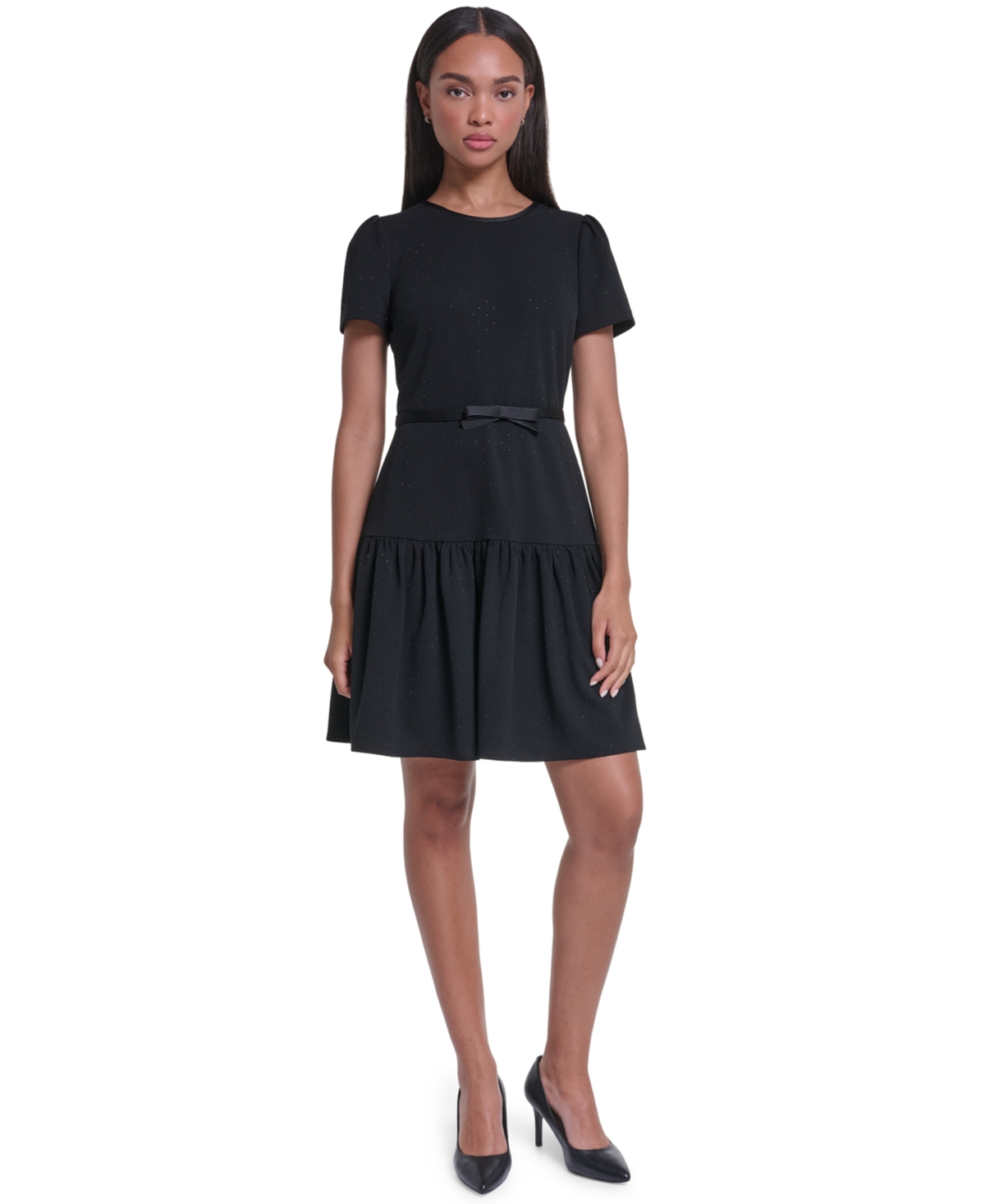 Click here for Karl Lagerfeld Paris Womens Crepe A-Line Drop-Wais... prices