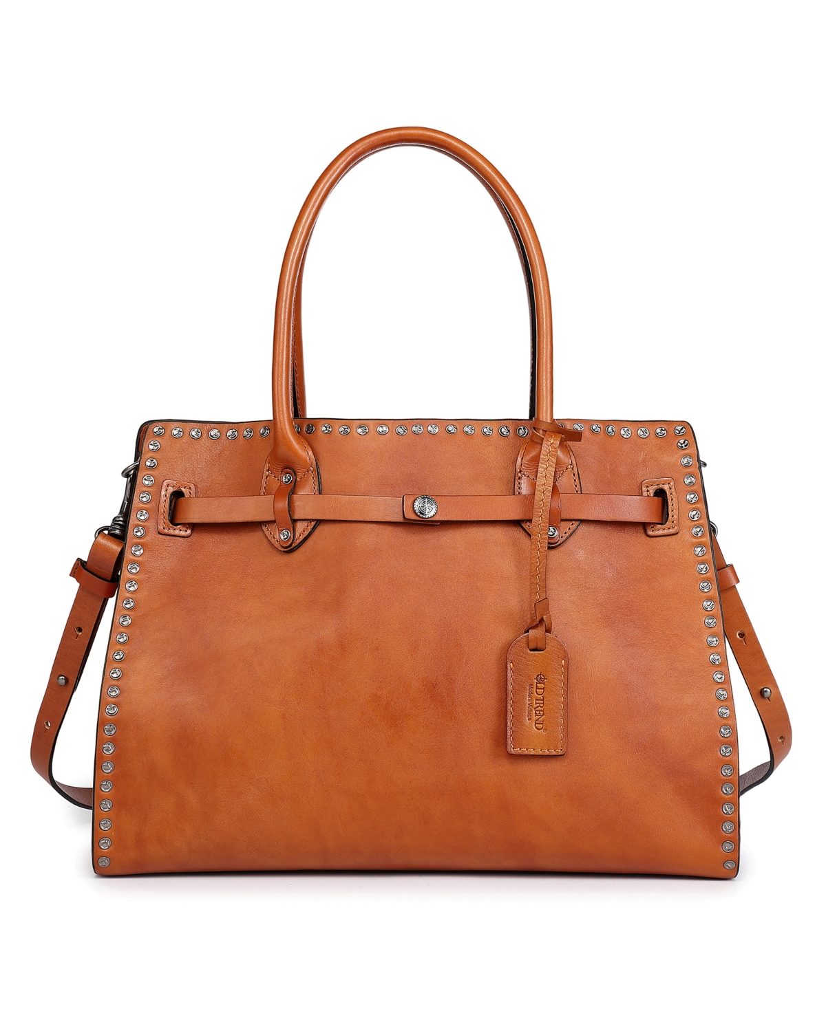 Click here for Old Trend Westland Leather Satchel Bag - Camel prices