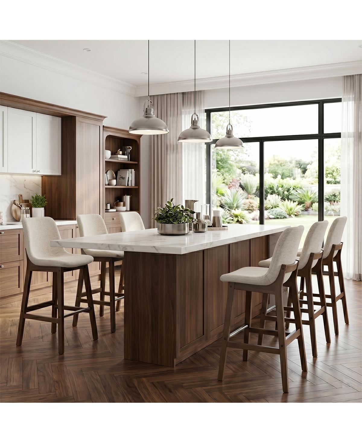 Click here for Maison Boucle Set of 6 Counter Height Bar Stools... prices