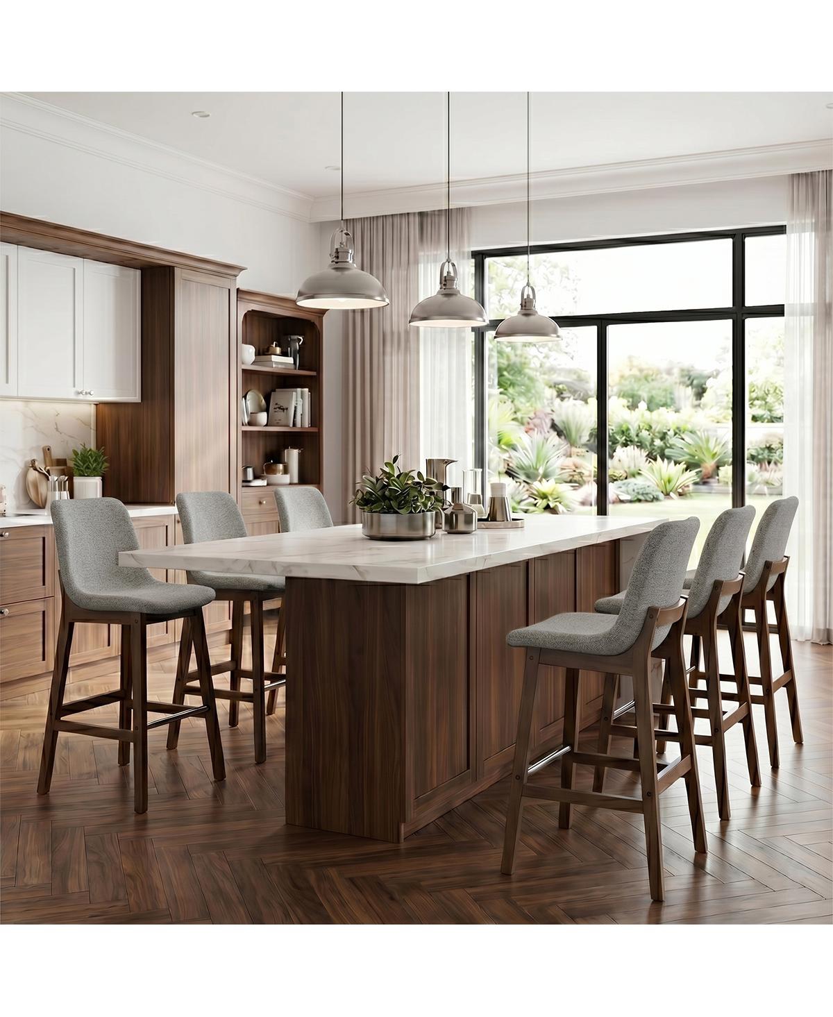 Click here for Maison Boucle Set of 6 Counter Height Bar Stools... prices
