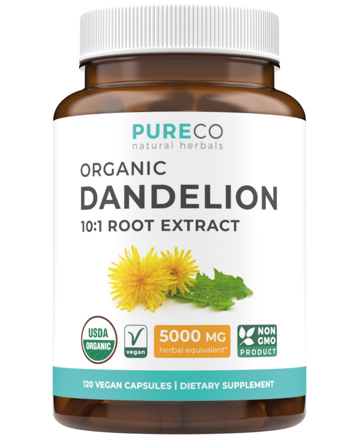 Click here for Pure Co. Dandelion Capsules  120 Count prices