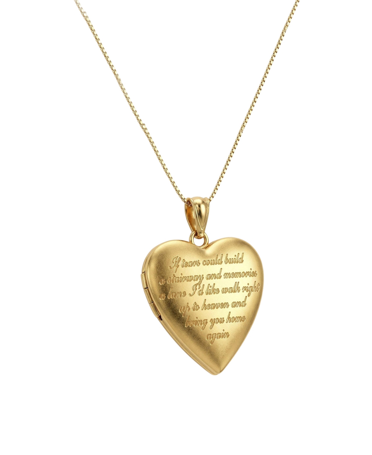 Click here for The M Jewelers Heavens Keepsake Photo Locket Neckl... prices