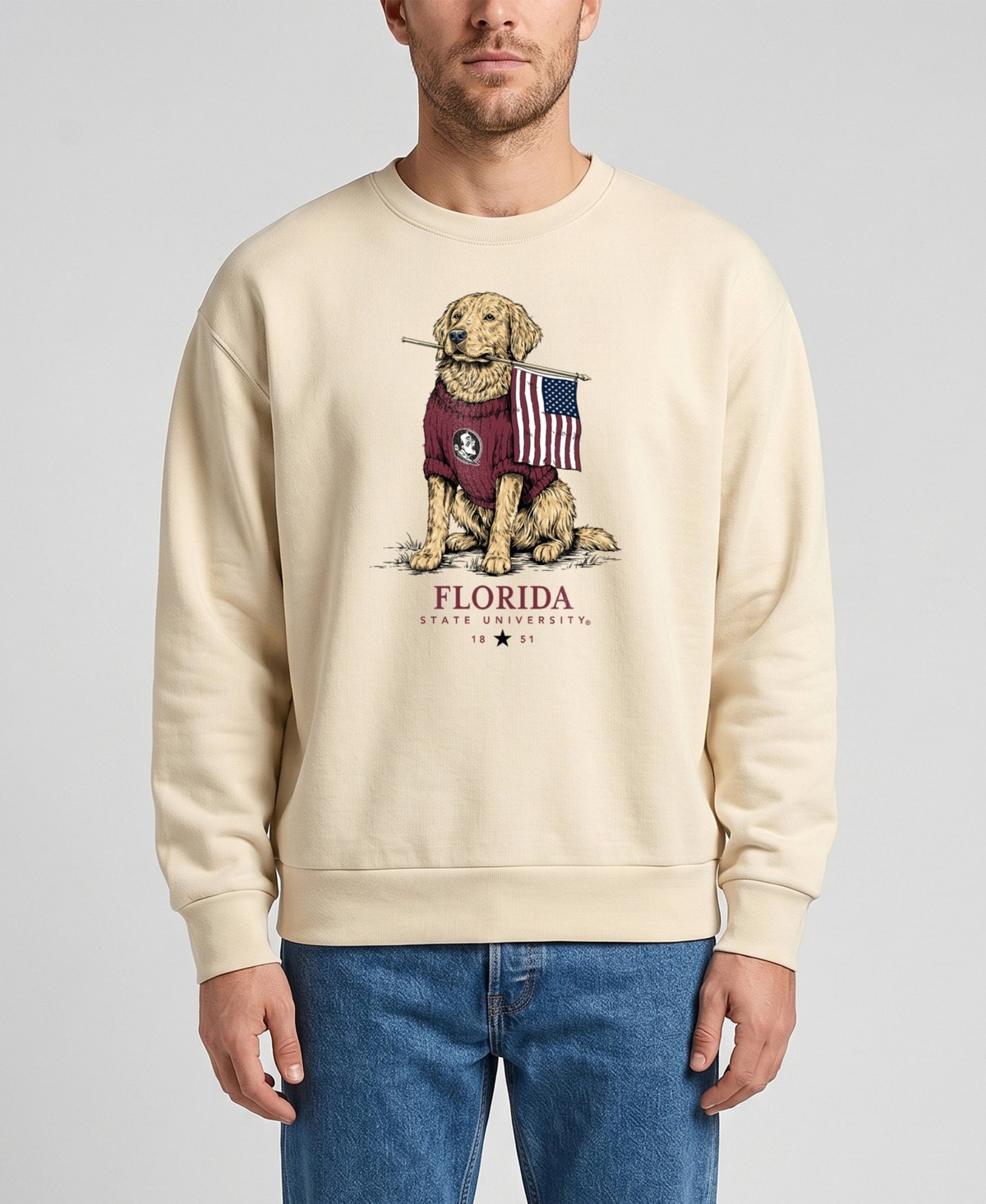 Click here for Uscape Apparel Mens and Womens Cream Florida State... prices