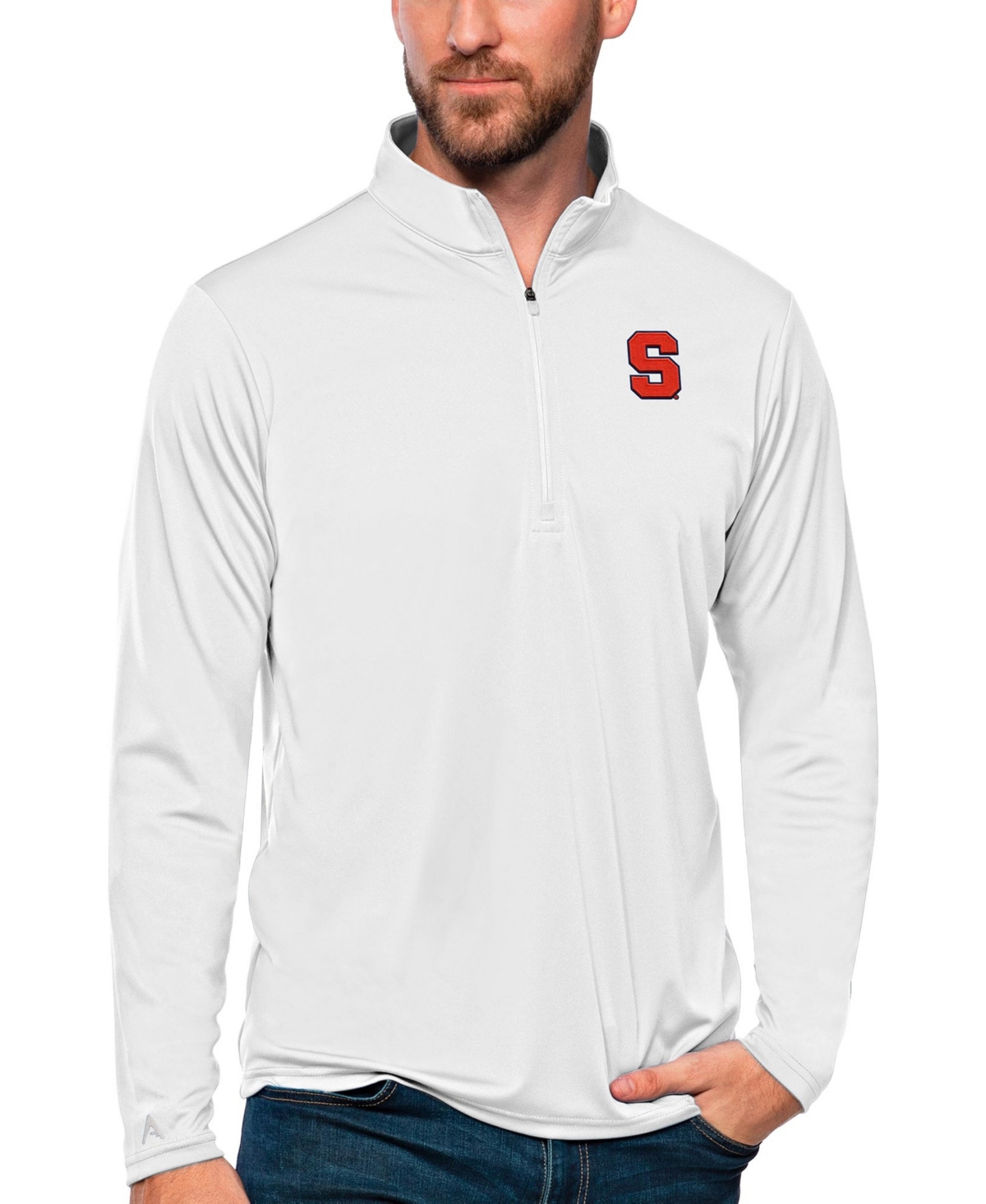 Click here for Antigua Mens White Syracuse Orange Tribute Quarter... prices