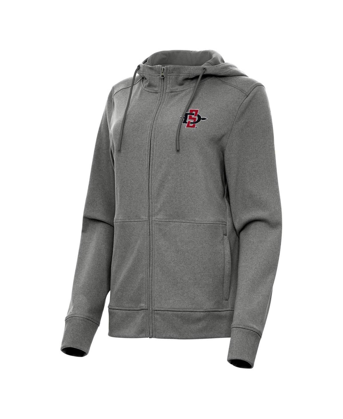 Click here for Antigua Womens Heather Black San Diego State Aztec... prices