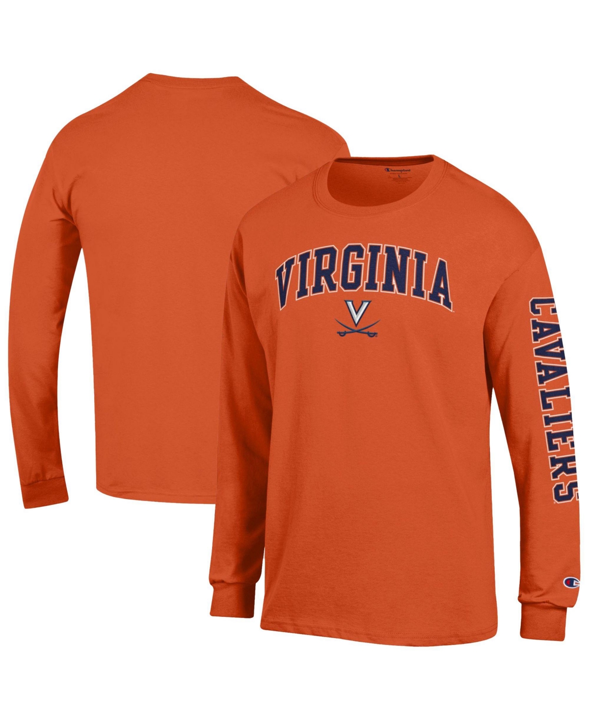 Click here for Champion Mens Orange Virginia Cavaliers Arch Over... prices