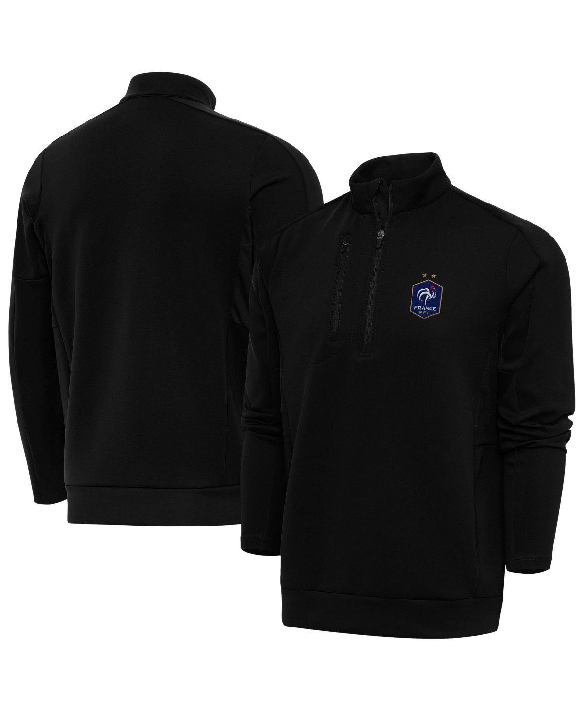 Click here for Antigua Mens Black France National Team Genesis Qu... prices
