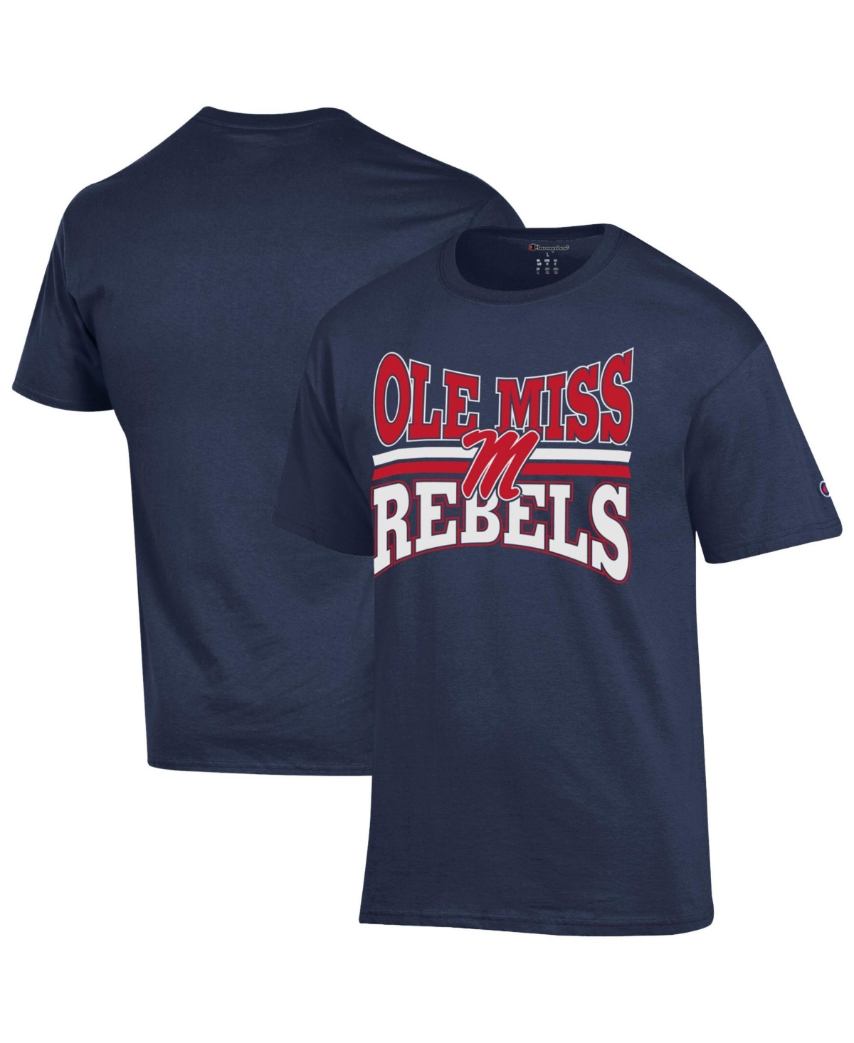 Click here for Champion Mens Navy Ole Miss Rebels Team Zoom T-Shi... prices