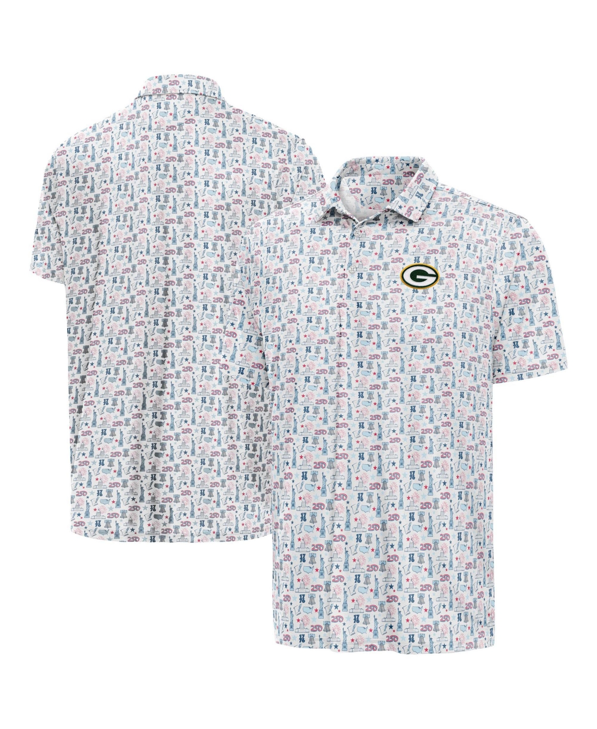 Click here for Antigua Mens White Green Bay Packers America 250 F... prices