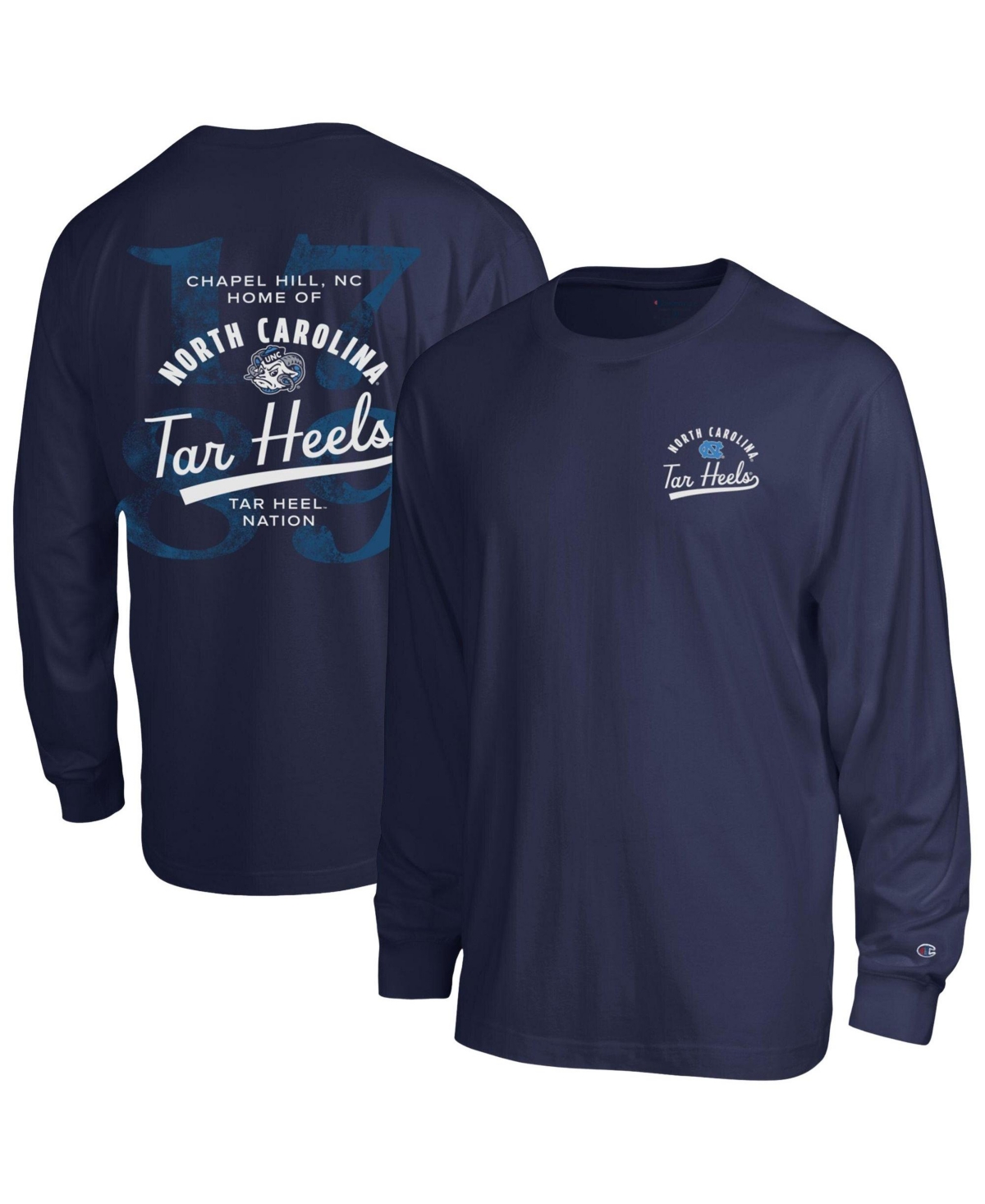 Click here for Champion Mens Navy North Carolina Tar Heels Lamina... prices